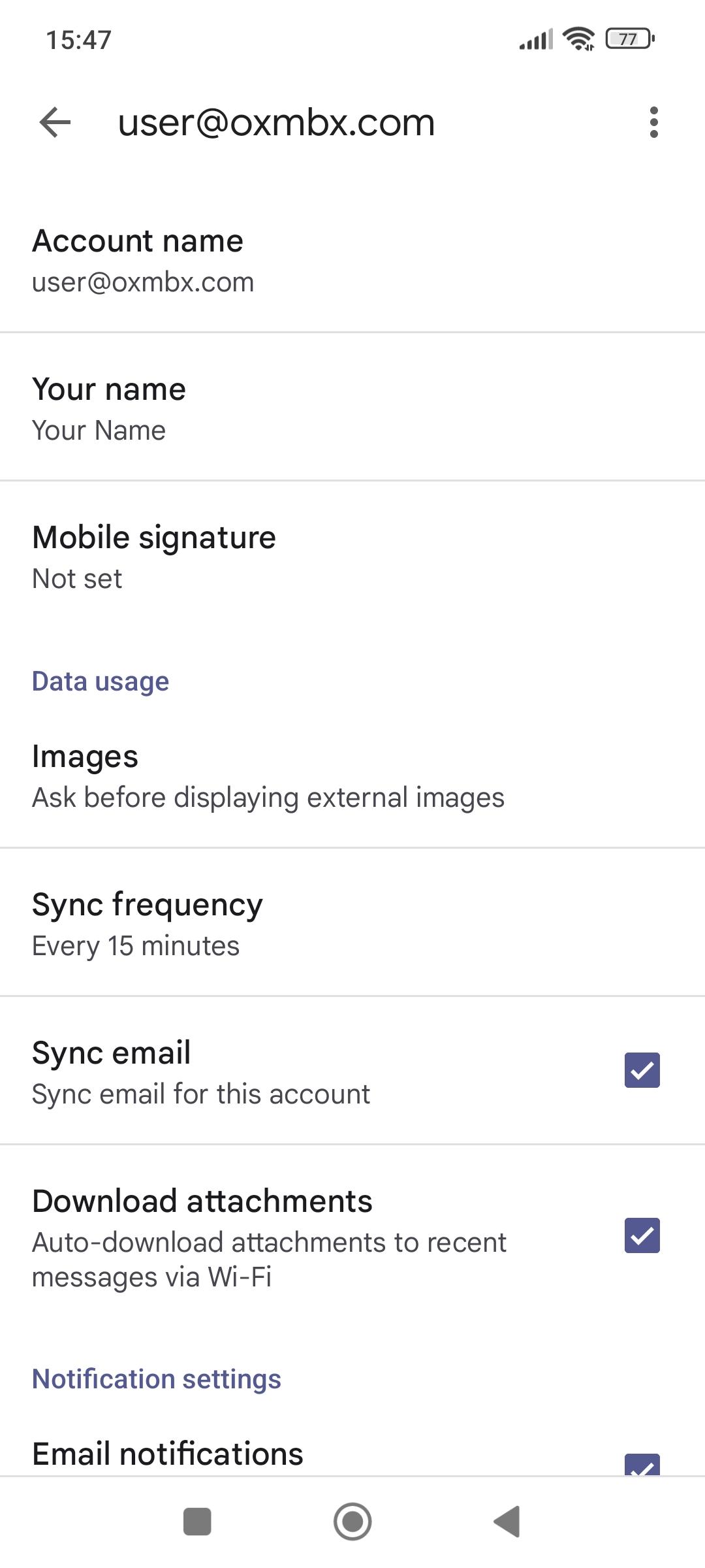 Configure Gmail app on Android Mobile Device (Phones, Tablets) – IncAuthority Web Hosting