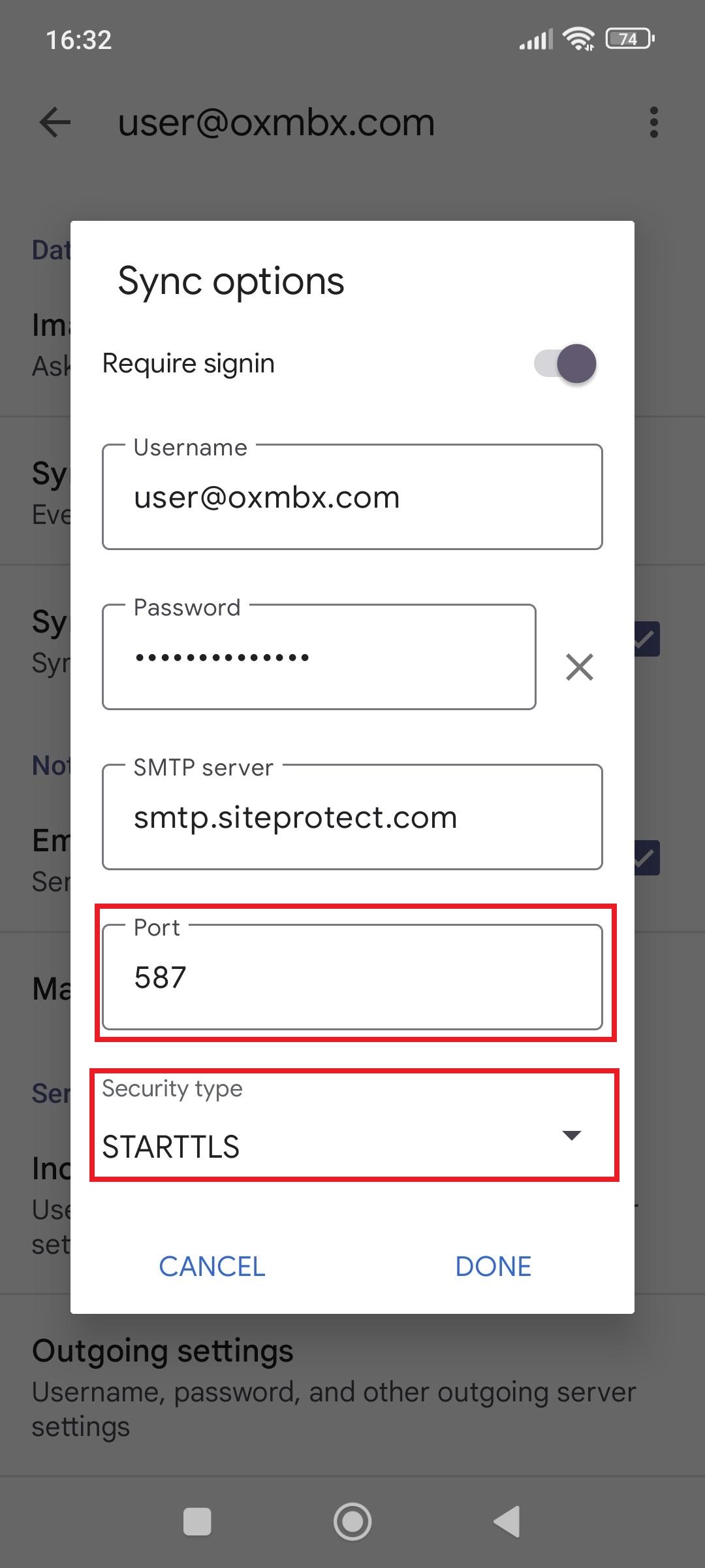 Configure Gmail app on Android Mobile Device (Phones, Tablets) – IncAuthority Web Hosting